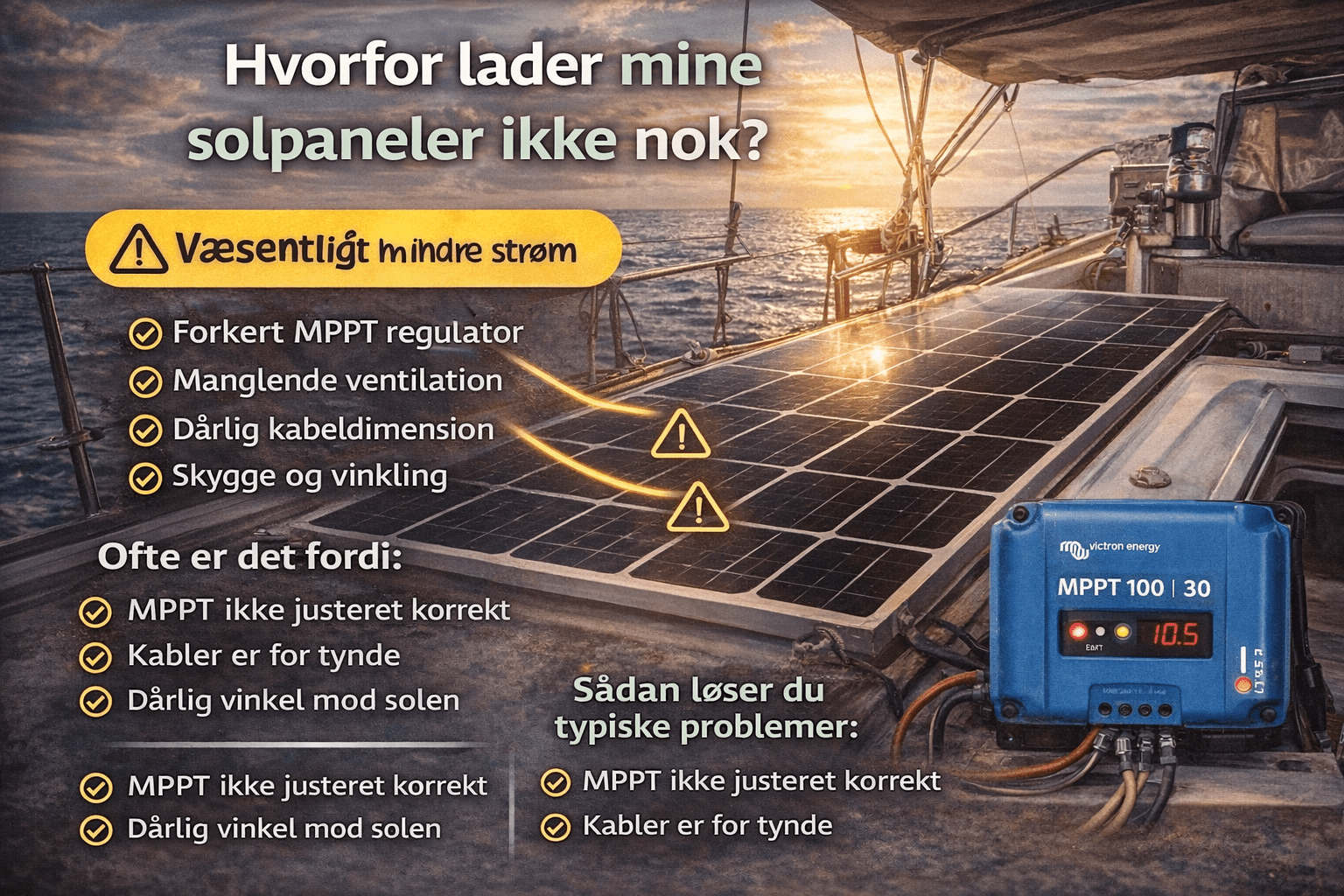 Hvorfor lader mine solpaneler ikke nok? Årsager og løsninger | Guide ...